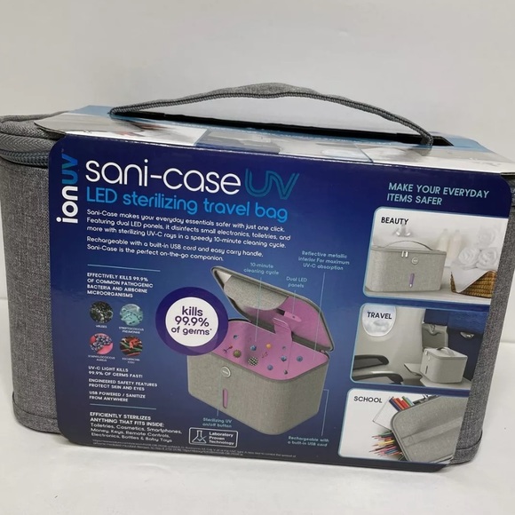 ion uv Sani Case | Bags | Brand New Sani Case Sterilizing Travel Bag ...